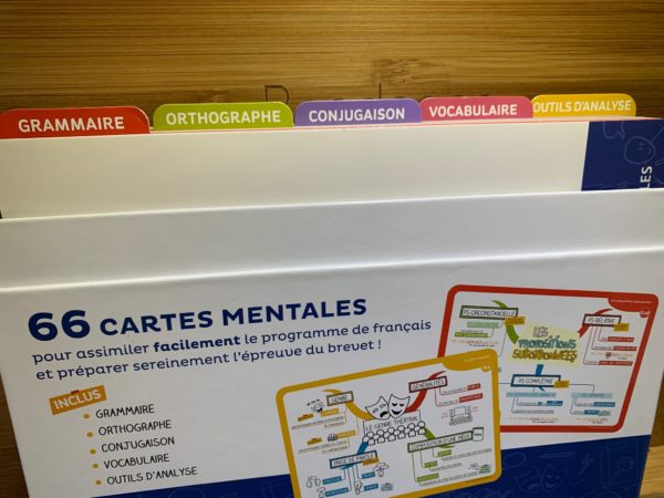 Nouveau : mes leçons de français (66 cartes mentales pour réussir au ...