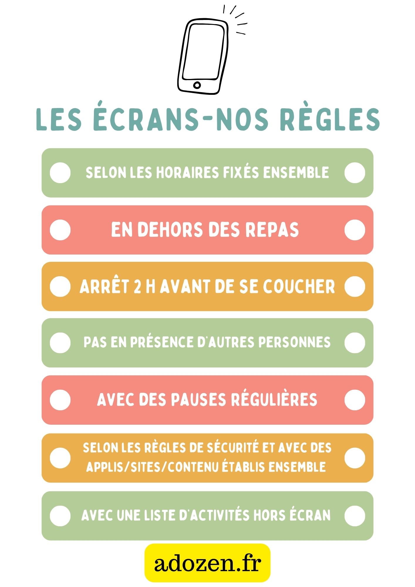 Les écrans et les ados : des règles à établir en coopération – Ado Zen