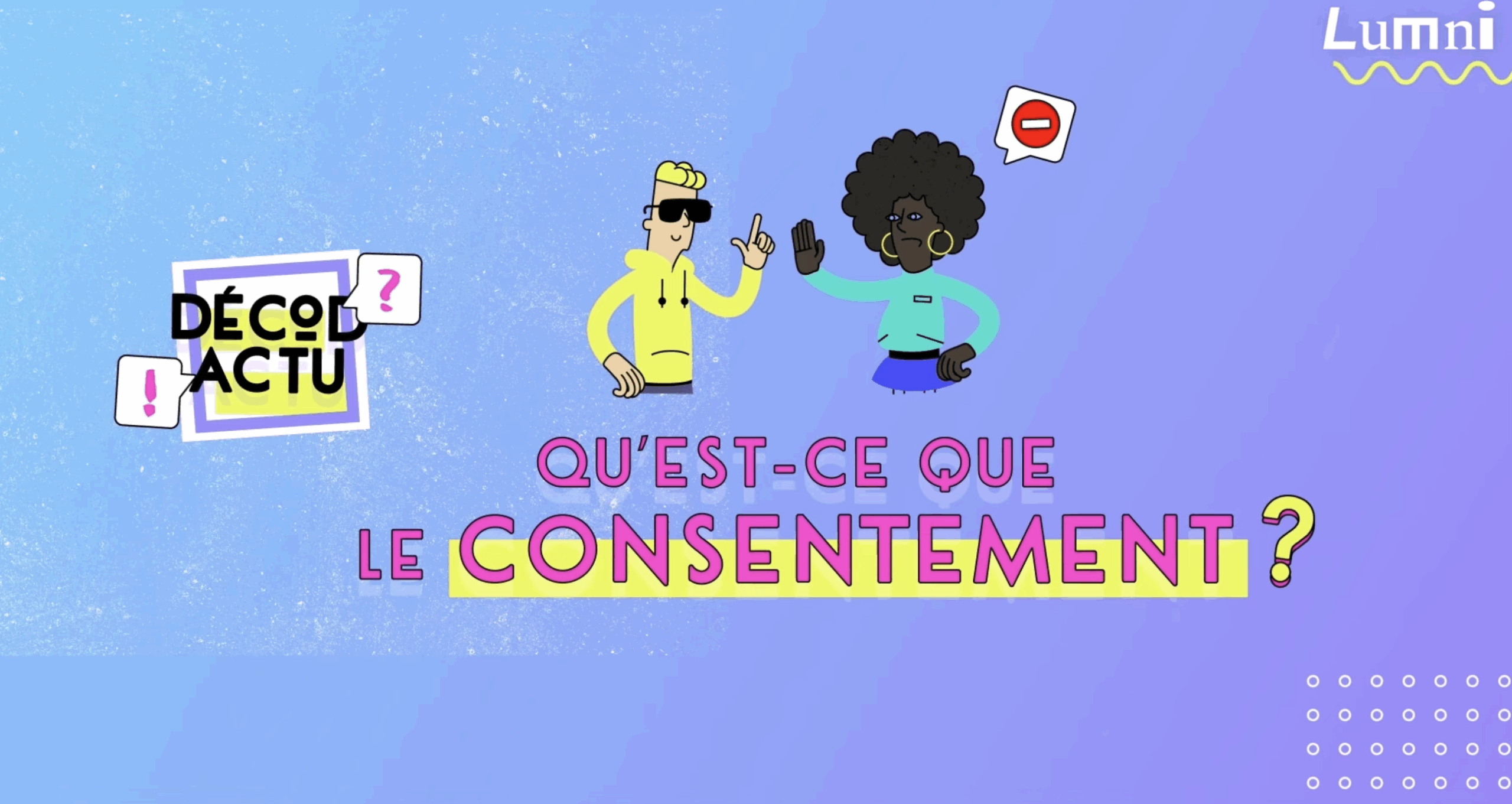 Une vidéo pour expliquer le consentement – Ado Zen