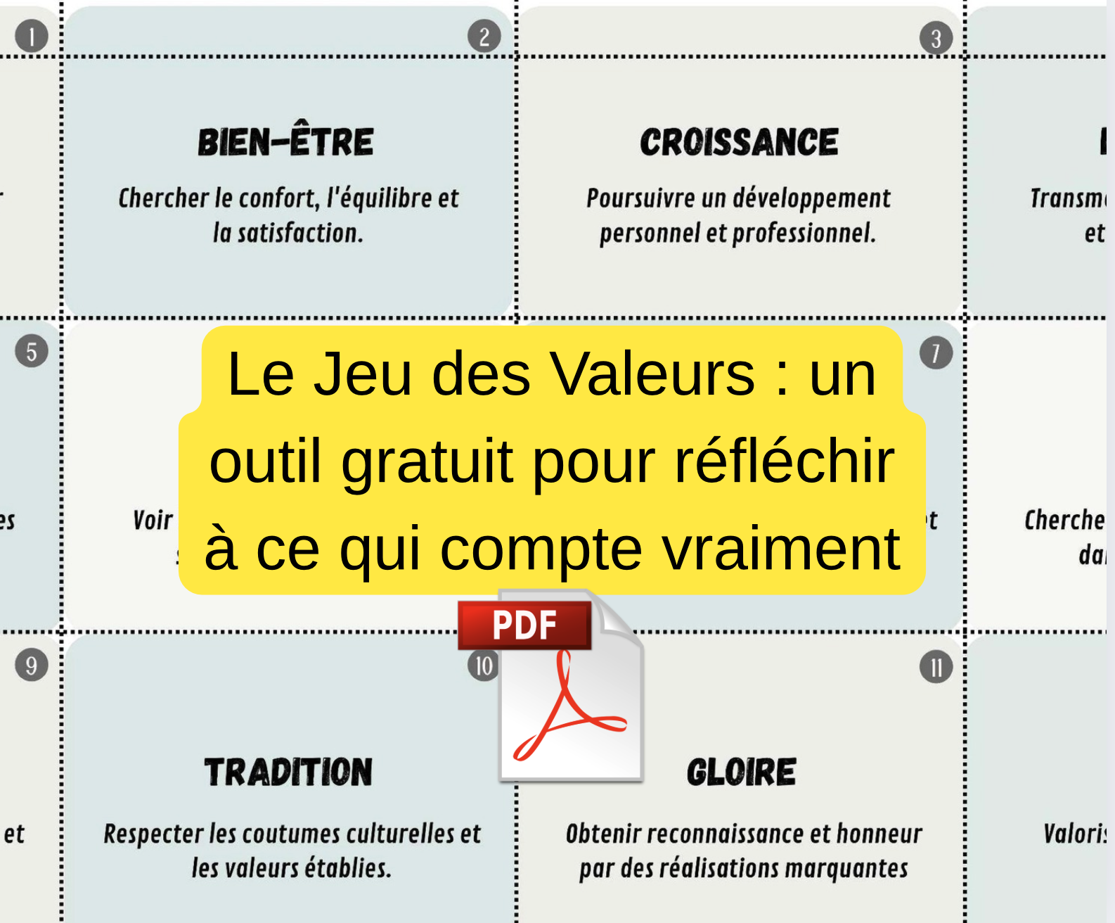 Le Jeu des Valeurs : un outil gratuit pour réfléchir à ce qui compte ...